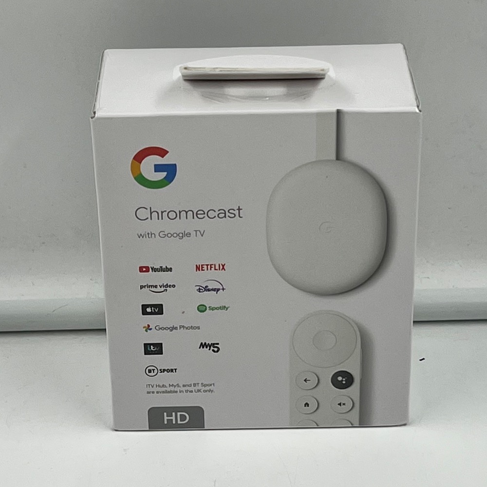New GOOGLE CHROMECAST WITH TV ( 2022 ) STREAMER - Own4Less